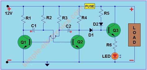Fuse Status Indicator Circuit Simple Electronics
