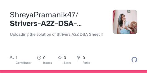 github shreyapramanik47 strivers a2z dsa course sheet uploading the