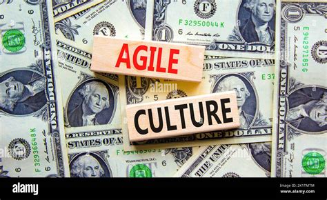 Agile Culture Symbol Concept Words Agile Culture On Wooden Blocks Beautiful Background From