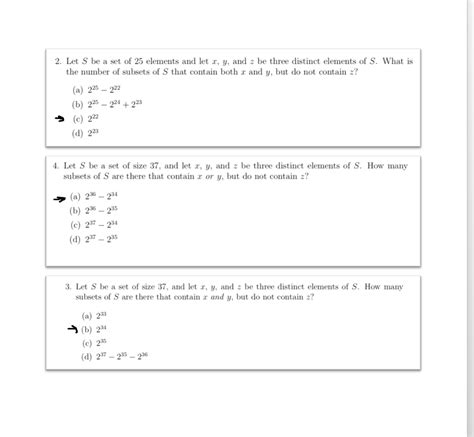 Solved Let S Be A Set Of Elements And Let X Y And Z Chegg Com