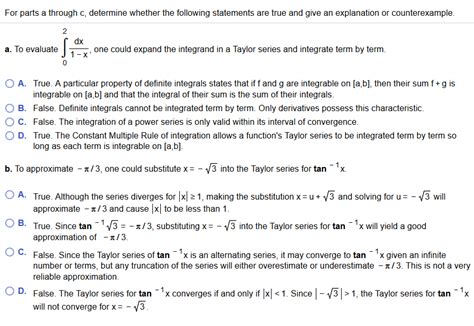 Solved For Parts A Through C Determine Whether The Chegg Com