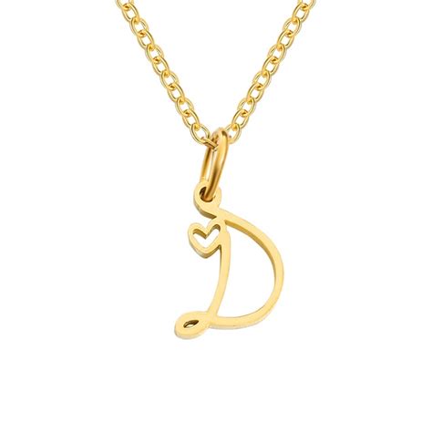 Collier Initiale D Comptoir Paris