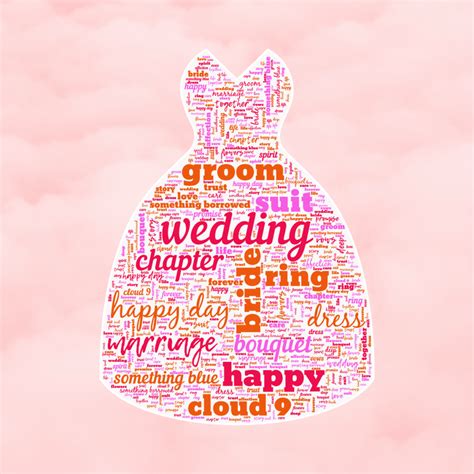 Word Clouds For Weddings Wordcloudapp