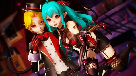MMD PVSNOBBISM Hatsune Miku Kagamine Len English Romaji Sub YouTube