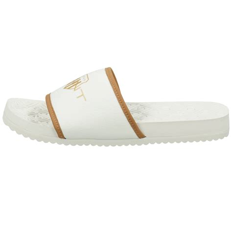 Купить Женские сланцы Gant, цвет белый, Модель: PLAGEPOOL, арт ...