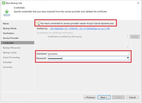 Veeam Backup Job Configuration Within Windows Server IPSERVERONE