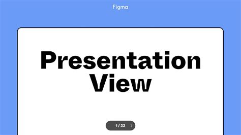 Figma Tutorial Presentation View Youtube