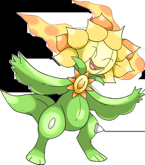 Sunflora Evolution Chart