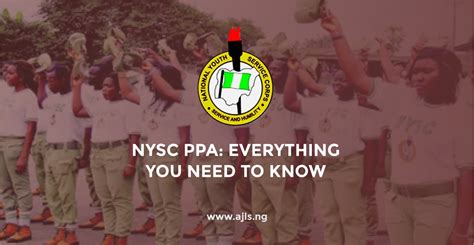 Nysc Ppa Everything You Need To Know Ajls