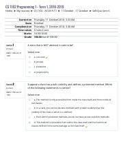 Self Quiz Unit Pdf Self Quiz Unit CS Programming Term Home