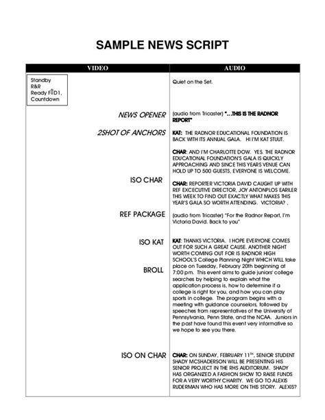 News Report Script Example Tagalog At Carol Santana Blog