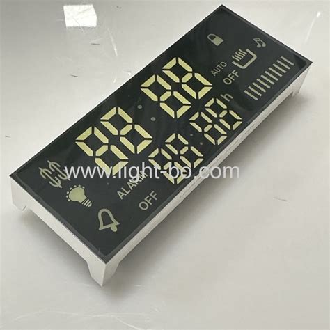 Ultra Bright White Dual Line 4 Digit LED Display 7 Segment Common Cathode For Gas Cooker Over