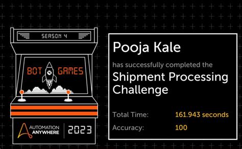 pooja kale on linkedin automation automationanywhere botgames a360 automation rpa