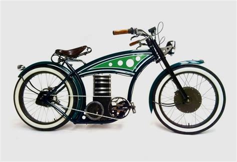 Электрический винтажный мопед B4 E-Cruizer | Мопед, Электрический ...