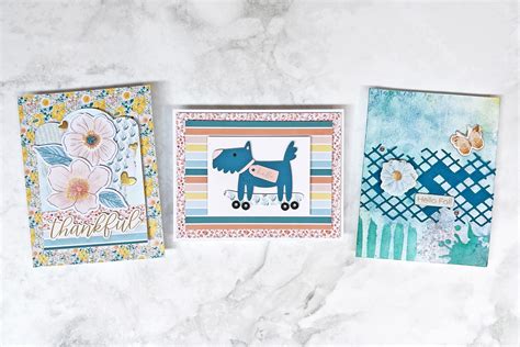 Ideas For Using Pre Printed Paper In Cardmaking Spellbinders Blog