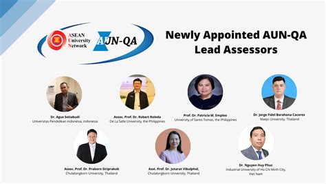 AUN QA chúc mừng Chuyên gia đánh giá chính của AUN QA mới được bổ nhiệm Trung tâm Đảm bảo