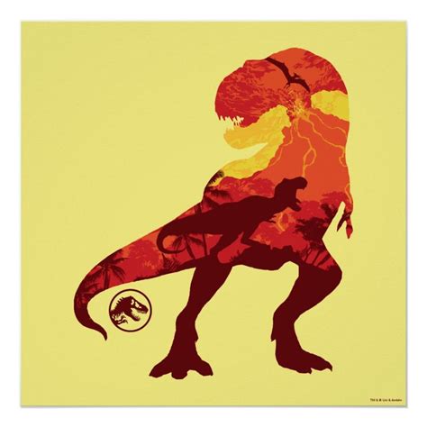 Jurassic World Red T Rex Poster Dinosaur Posters Dinosaur Images Posters Art Prints