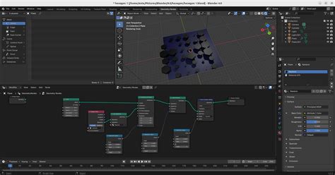 hexagonal patten modeling blender artists community