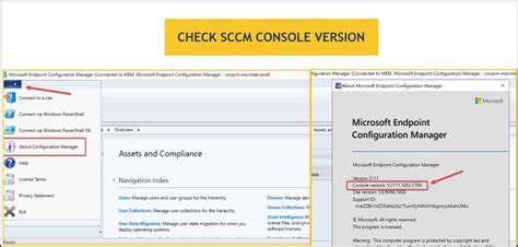 Sccm Versions Build Numbers Console And Client Details