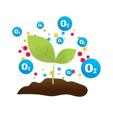 Oxygen Vector Cartoon Illustration On The White Background Stock Illustration Illustration Of