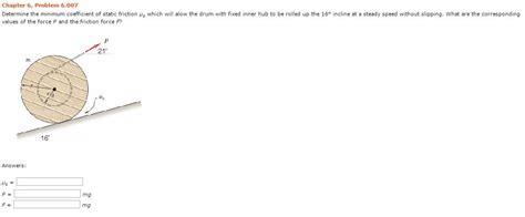 How To Calculate Minimum Coefficient Of Static Friction Calculator Hgw
