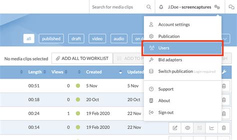 add users and reset password blue billywig help center