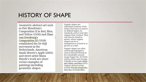 ELEMENTS OF SHAPE AND FORM IN ART 1 Pdf