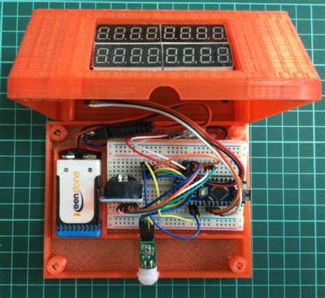 Arduinoで電子工作 人感センサー付き7セグ置時計を作ってみる まっさの電子ぶろっぐ