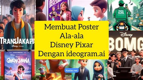 Tutorial Cara Membuat Poster Ala Ala Disney Pixar Ideogram Ai YouTube
