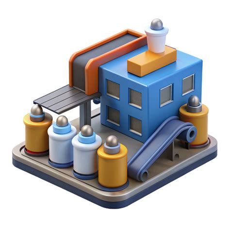 3d Illustration Of Assembly Line 47466620 Png