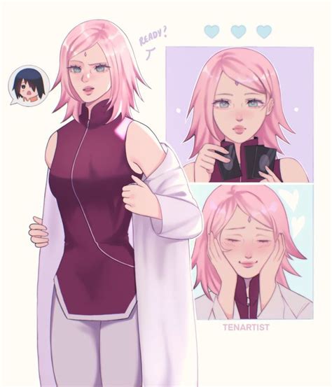 Tenartistt On Twitter Sakura Uchiha Sakura Haruno Sakura And Sasuke