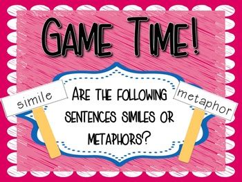 Simile Metaphor Powerpoint