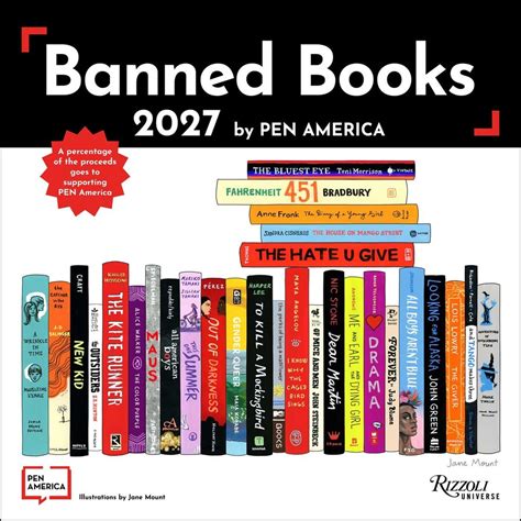 The Banned Books 2027 Wall Calendar Book Summary And Video Official
