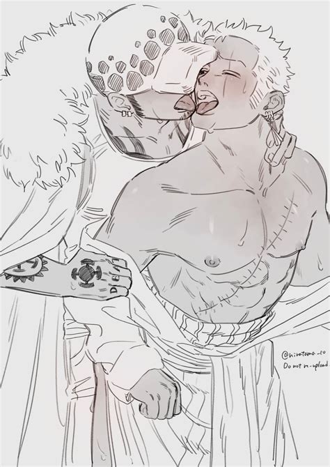 Roronoa Zoro And Trafalgar Law One Piece Drawn By Niratama10 Danbooru