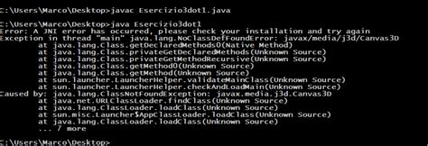 Java3d Error Javalangnoclassdeffounderror Stack Overflow