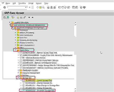 how to create storage bin in sap
