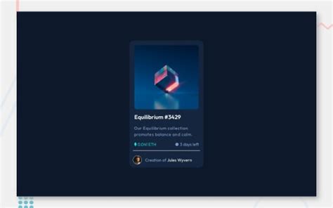 Frontend Mentor Nft Preview Card Coding Challenge Solution