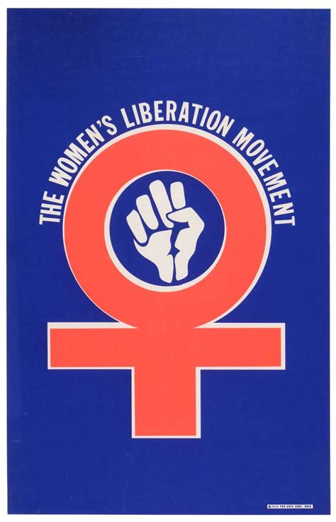 Lot 428 Womens Liberation Poster Womens