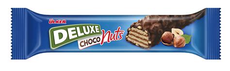 Ulker Deluxe Choco Nuts With Hazelnut 35g Pack Of 12 Pieces