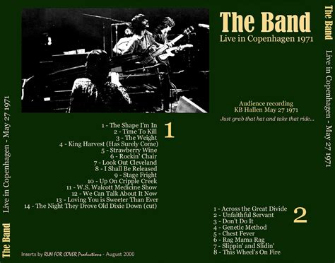 Tube The Band 1971 05 27 Copenhagen Dk Audflac