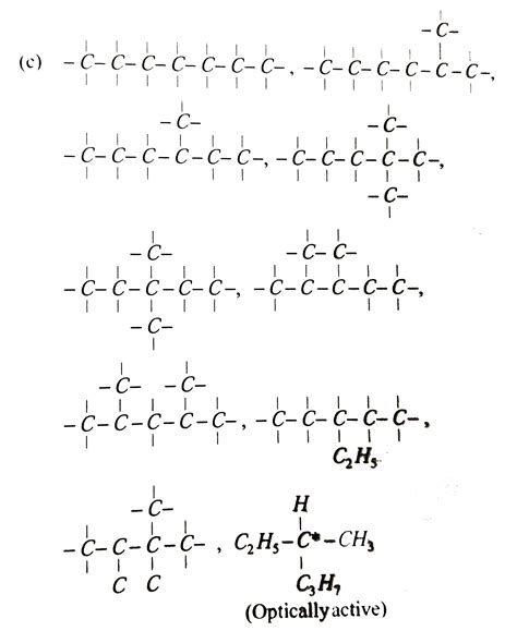 The Total Number Of Acylic Structural And Optical Isomers Possible For A Hydrocarbon Of
