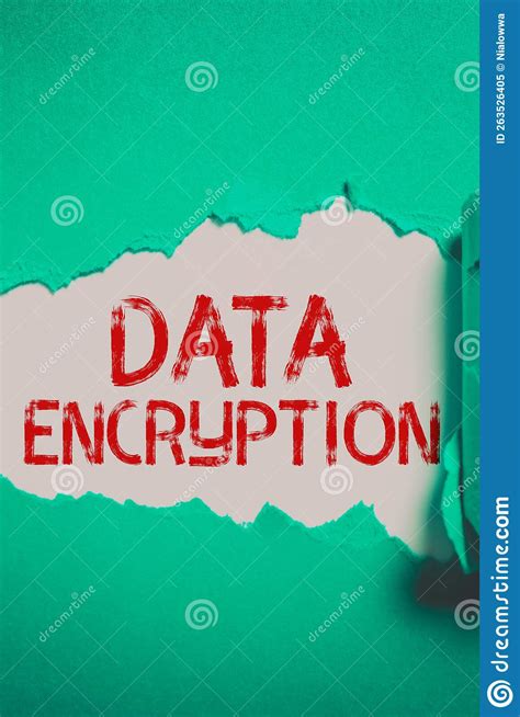 Inspiration Showing Sign Data Encryption Business Concept Conversion