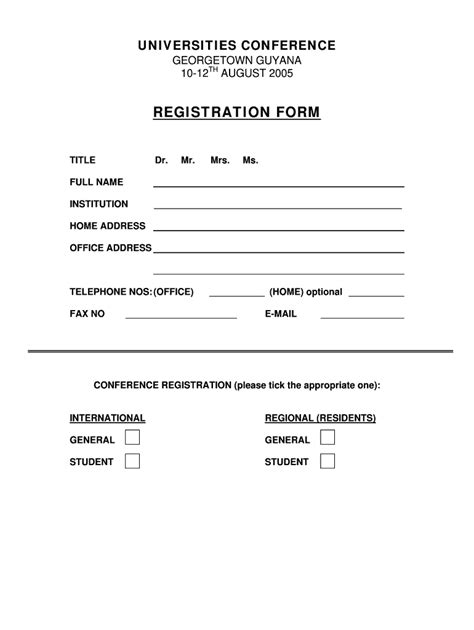 Fillable Online Sta Uwi REGISTRATION FORM UWI St Augustine Sta Uwi Fax Email Print PdfFiller