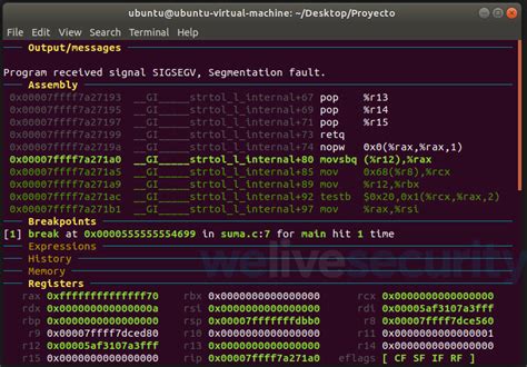 Gdb Un Debugger Para Programas En Linux
