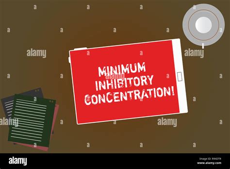 Handwriting Text Writing Minimum Inhibitory Concentration Concept Meaning Lowest Concentration