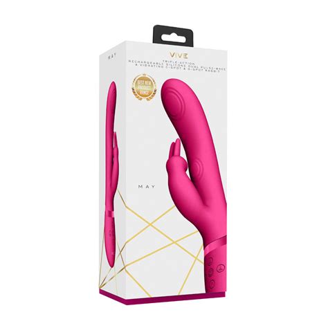 Vive May Dual Pulse Wave And Vibrating C Spot And G Spot Rabbit Pink Shop