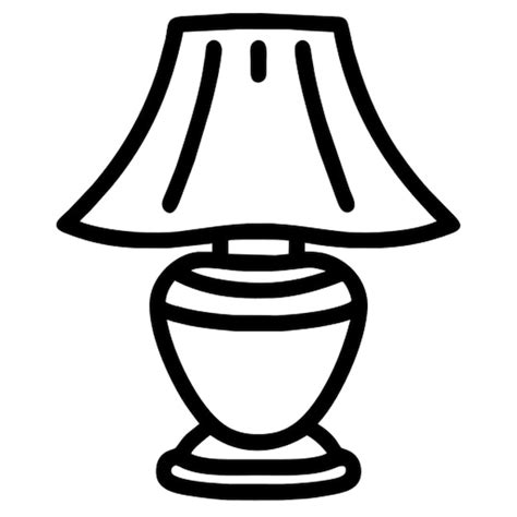 Premium Vector Lamp Icon Outline