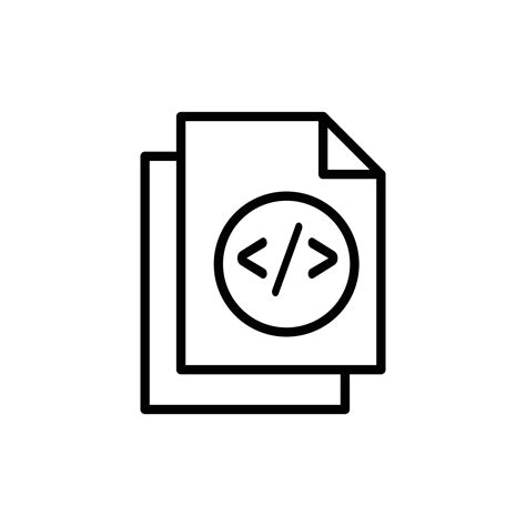 Html Script Icon 49353786 Vector Art At Vecteezy