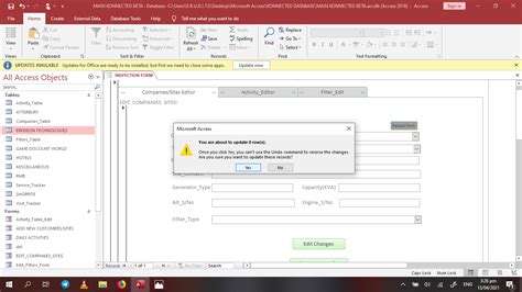 Vba Why Does MS Access Prompt To Enter Parameter In Update Query Which Already Has Values
