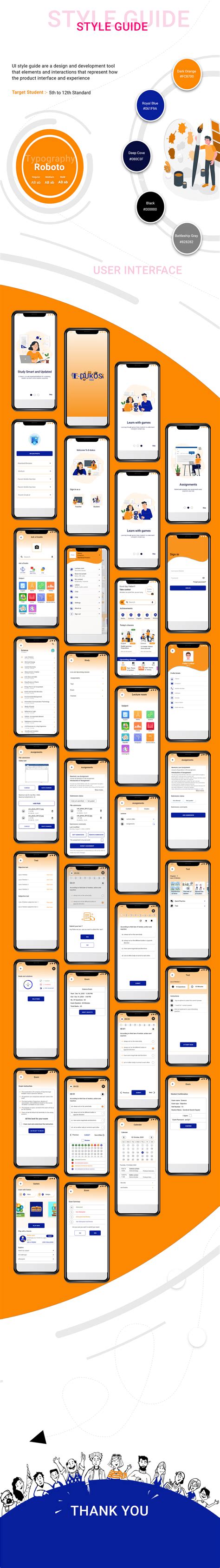 Online Learning App UI UX Design Case Study Behance